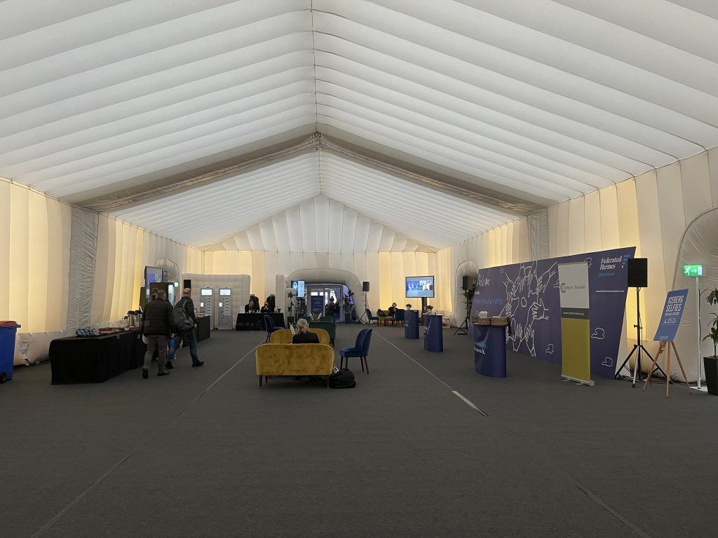 Temporary Inflatable Structures from Evolution Dome as used at COP 26 Temporary Inflatable Structures from Evolution Dome as used at COP 26